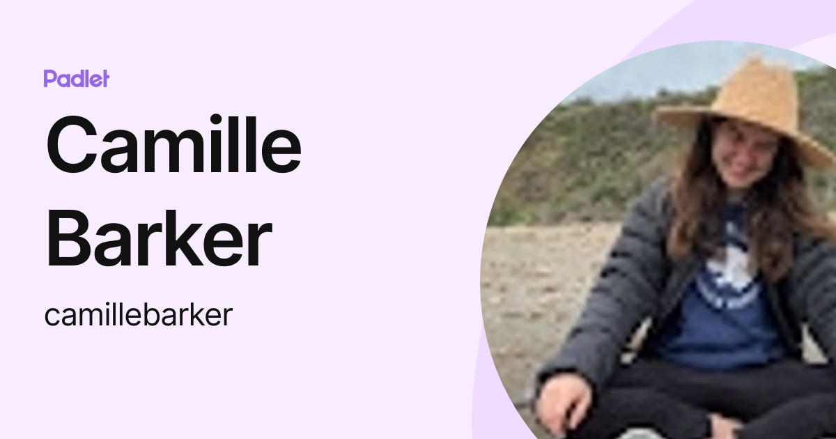 Camille Barker (camillebarker) profile | Padlet