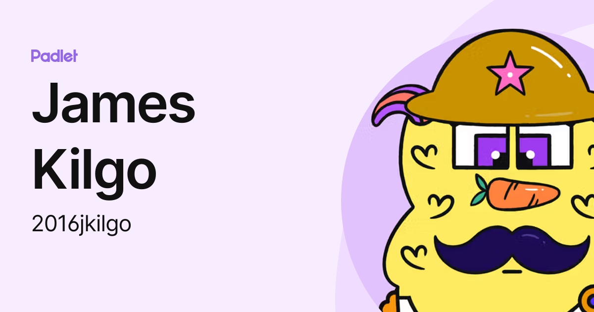 James Kilgo (2016jkilgo) profile | Padlet