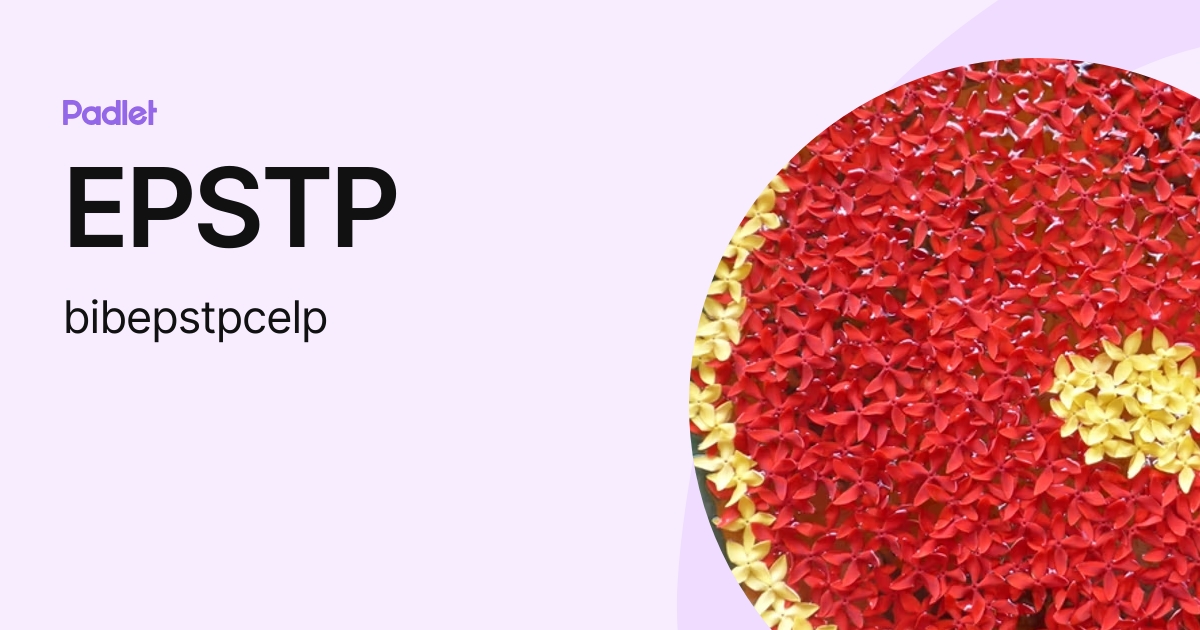 Epstp Bibepstpcelp Profile Padlet