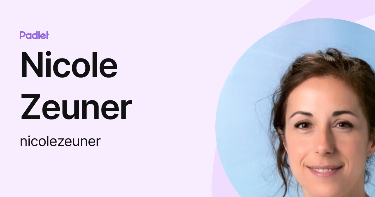 Nicole Zeuner (nicolezeuner) profile | Padlet