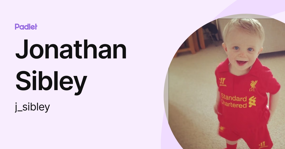 Jonathan Sibley (j_sibley) profile | Padlet