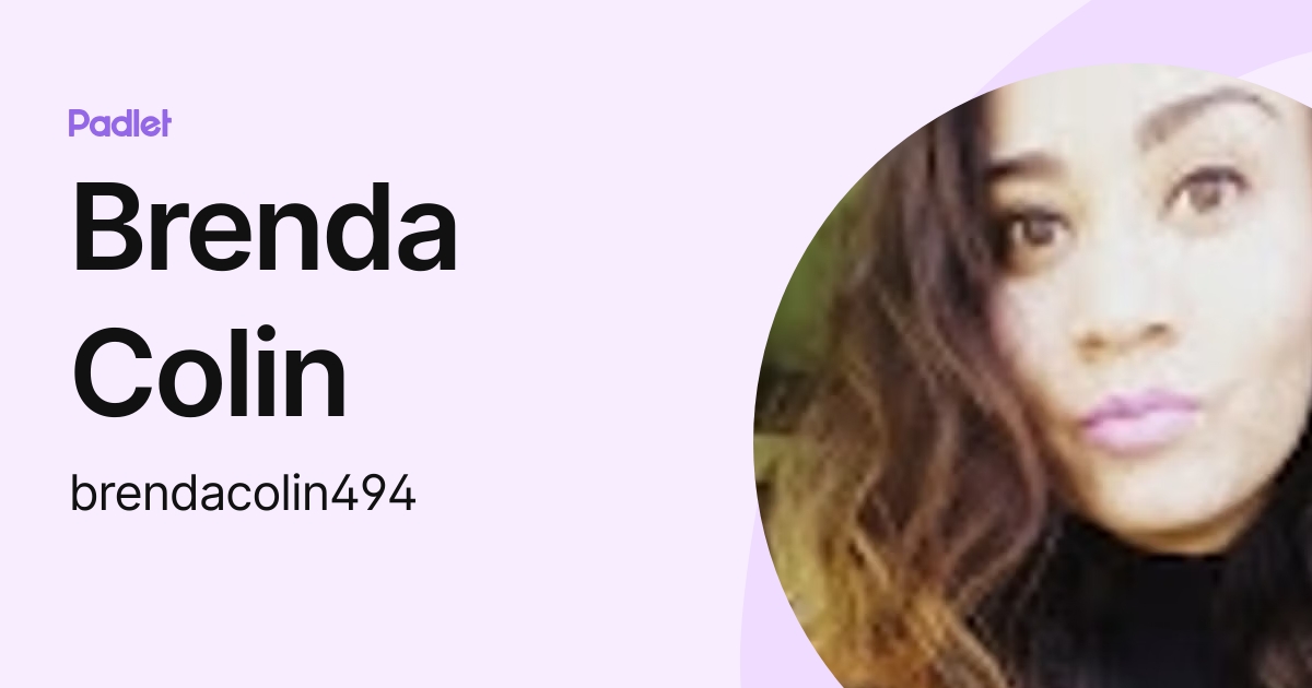 Brenda Colin (brendacolin494) profile | Padlet