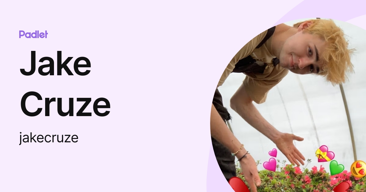 Jake Cruze (jakecruze) profile | Padlet