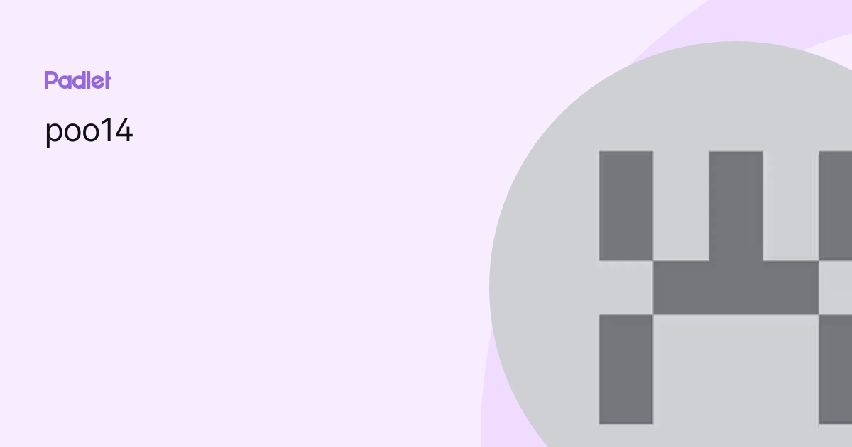 poo14 profile | Padlet