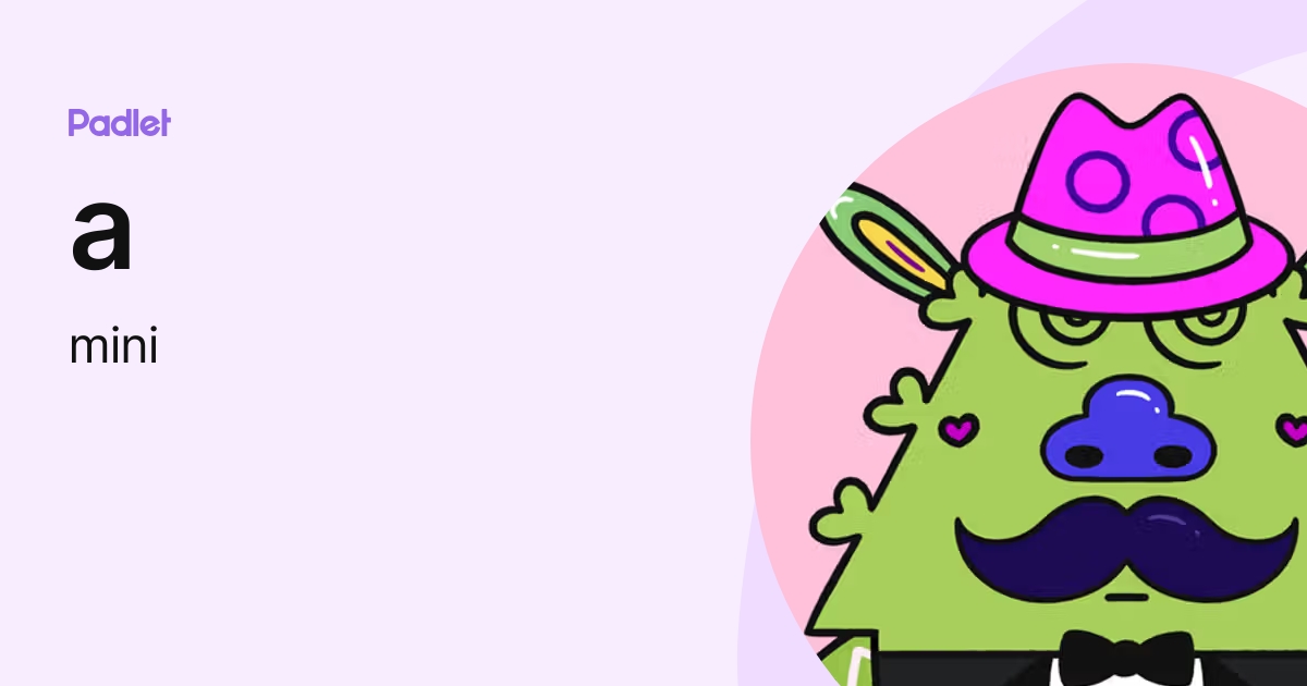 a (mini) profile | Padlet