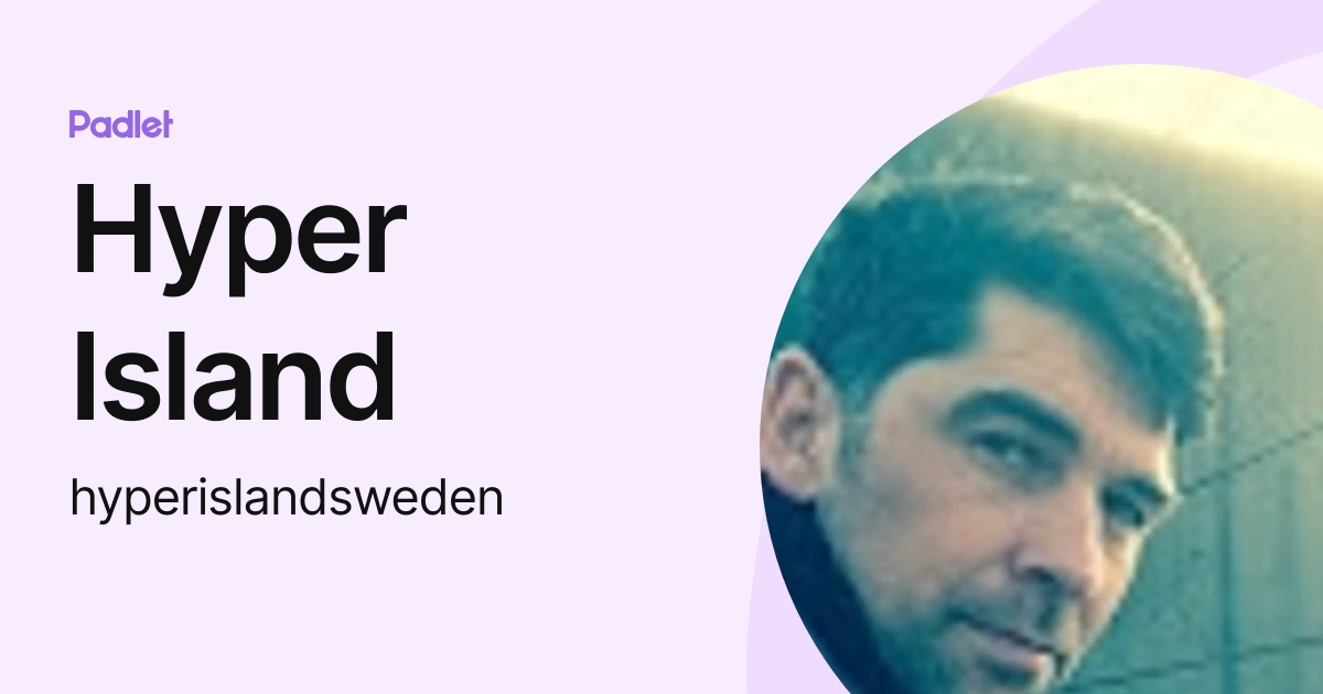 Hyper Island (hyperislandsweden) profile | Padlet