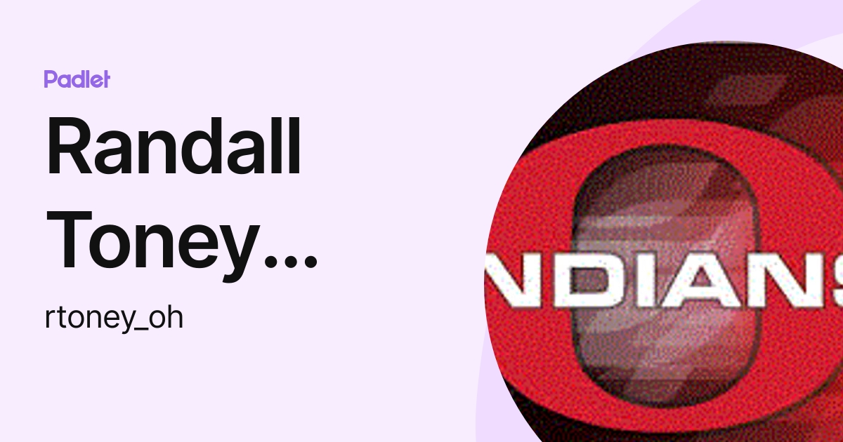 Randall Toney (OHS Science) (rtoney_oh) profile | Padlet