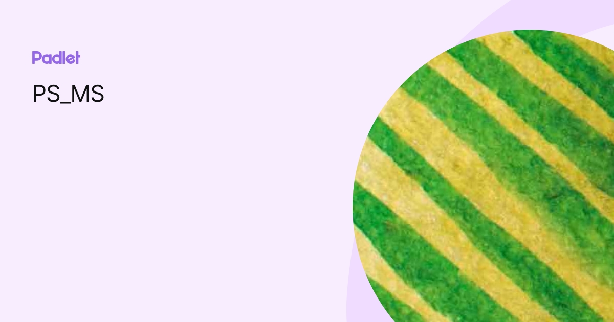 PS_MS profile | Padlet