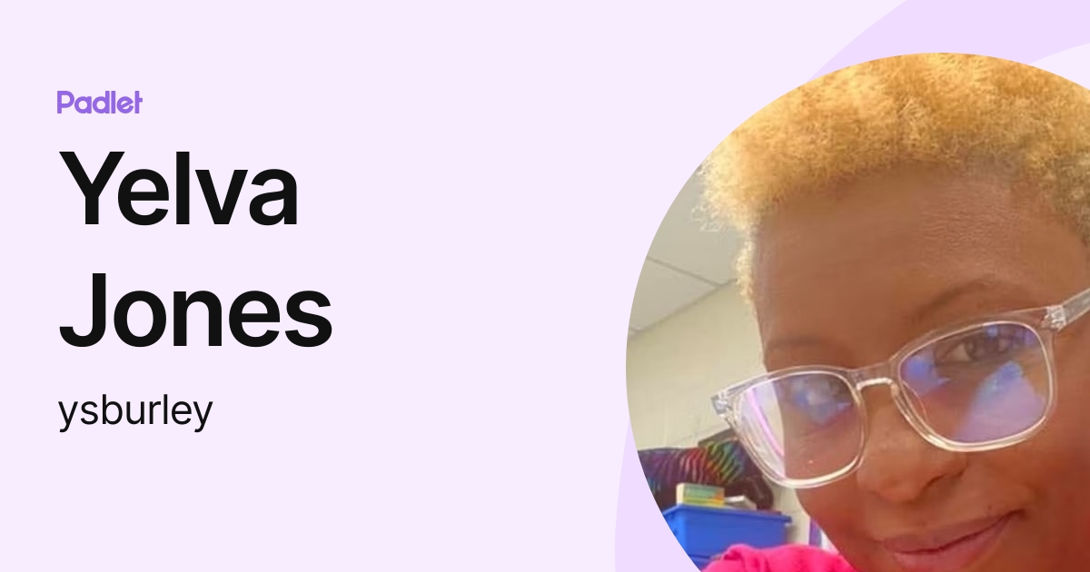 Yelva Jones (ysburley) profile | Padlet