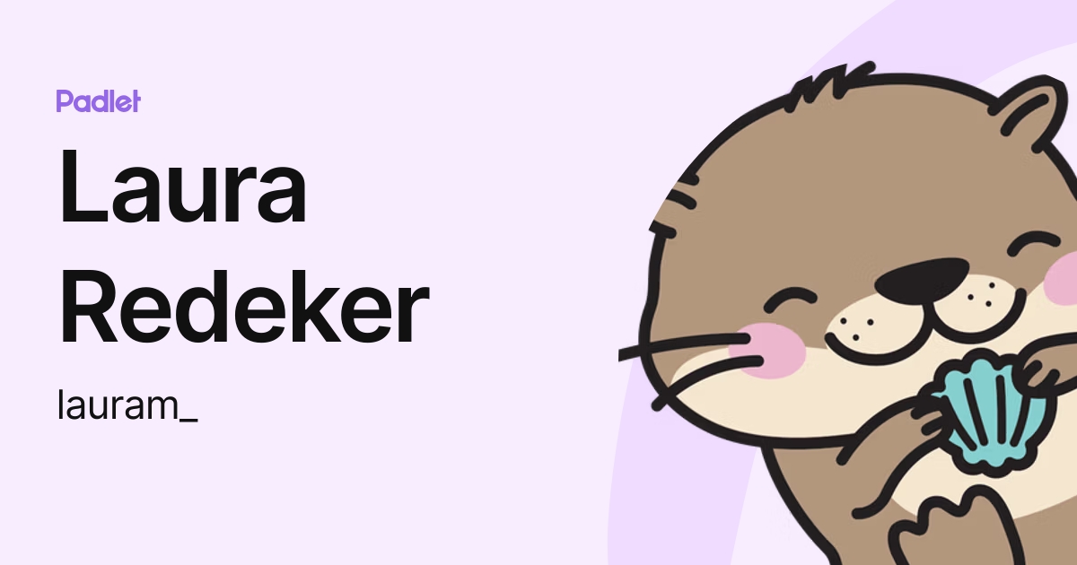 Laura Redeker (lauram_) profile | Padlet