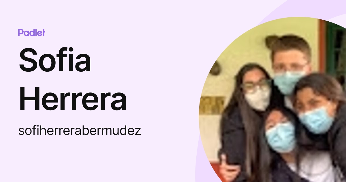Sofia Herrera (sofiherrerabermudez) profile | Padlet