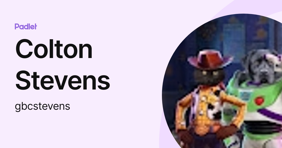 Colton Stevens (gbcstevens) profile | Padlet