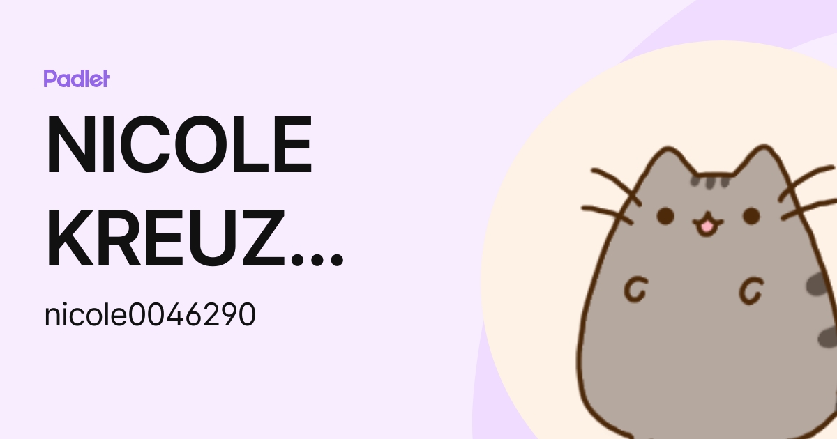 NICOLE KREUZ PARRA (nicole0046290) profile | Padlet