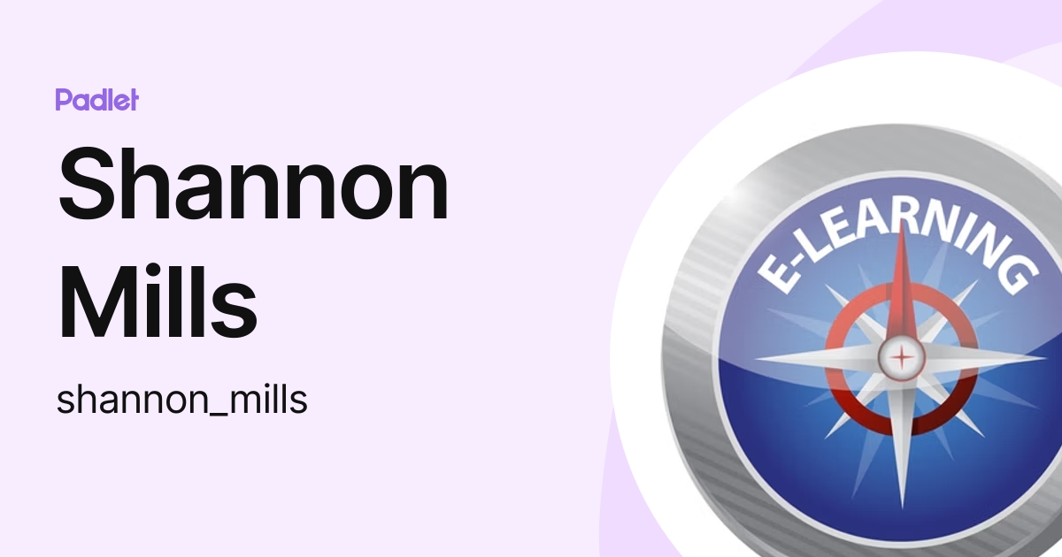 Shannon Mills (shannon_mills) profile | Padlet