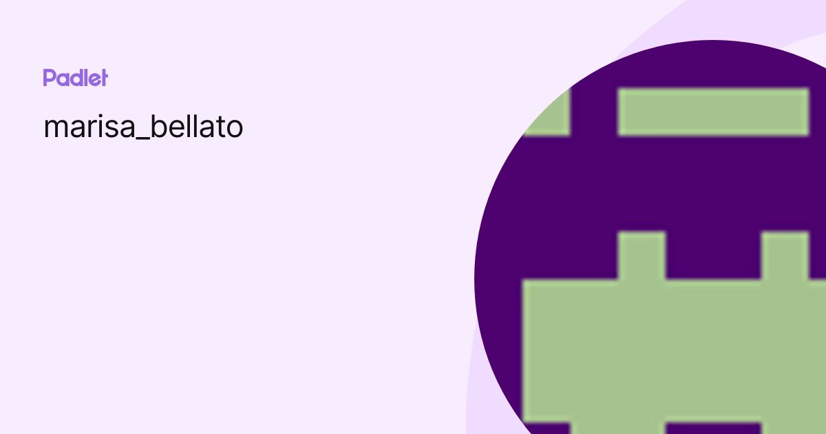 marisa_bellato profile | Padlet