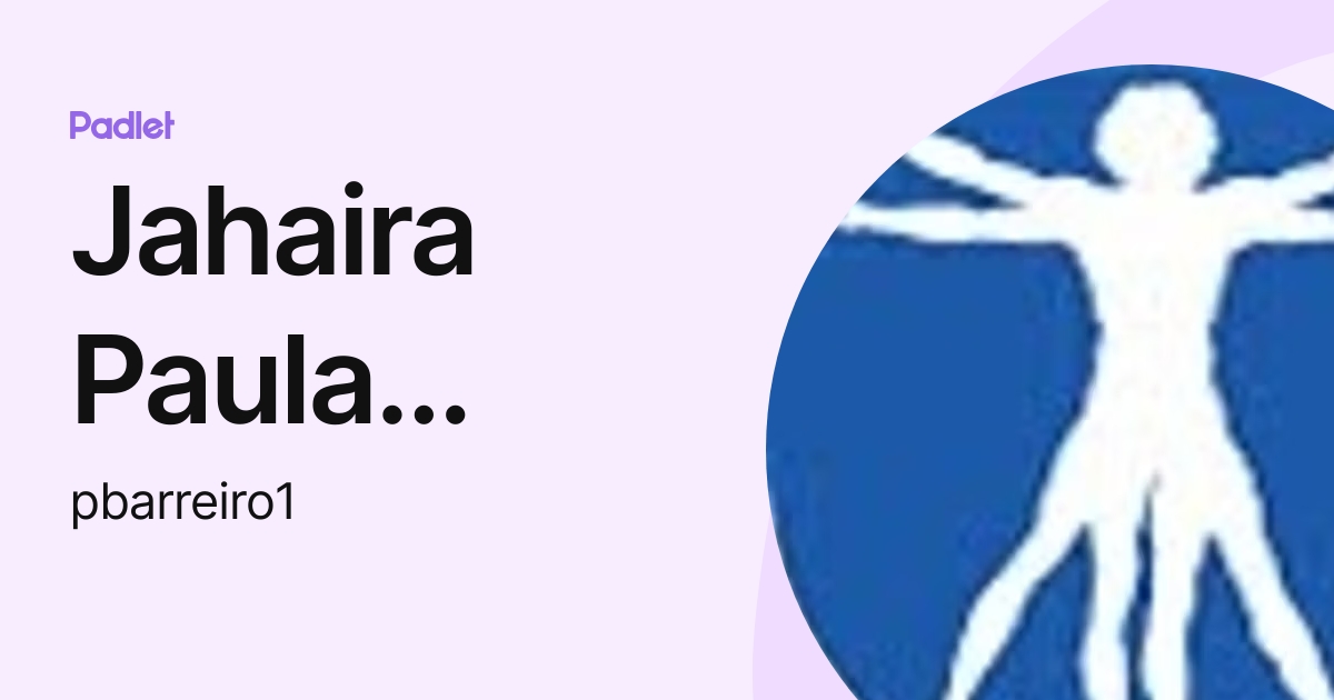 Jahaira Paula Barreiro Cedeño (pbarreiro1) profile | Padlet