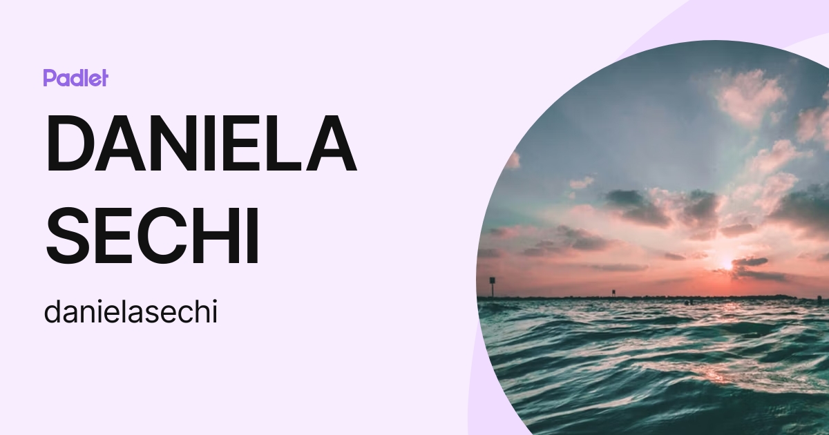DANIELA SECHI (danielasechi) profile | Padlet