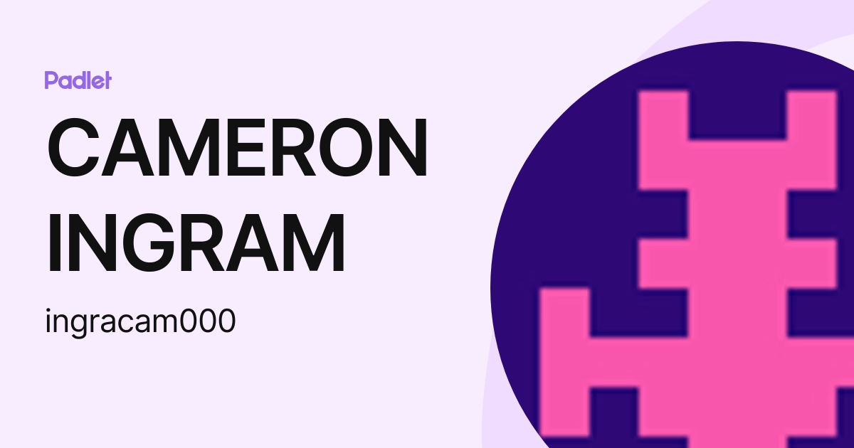 CAMERON INGRAM (ingracam000) profile | Padlet