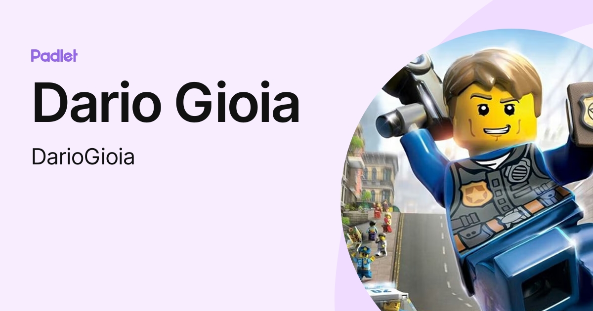 Dario Gioia (DarioGioia) profile | Padlet