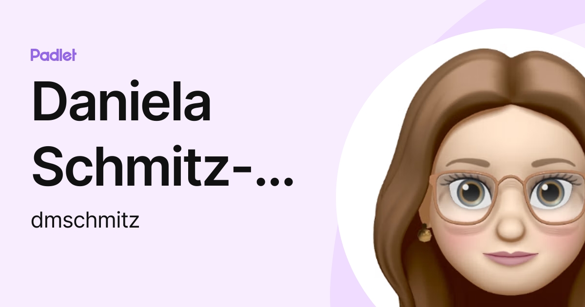 Daniela Schmitz-Weger (dmschmitz) profile | Padlet