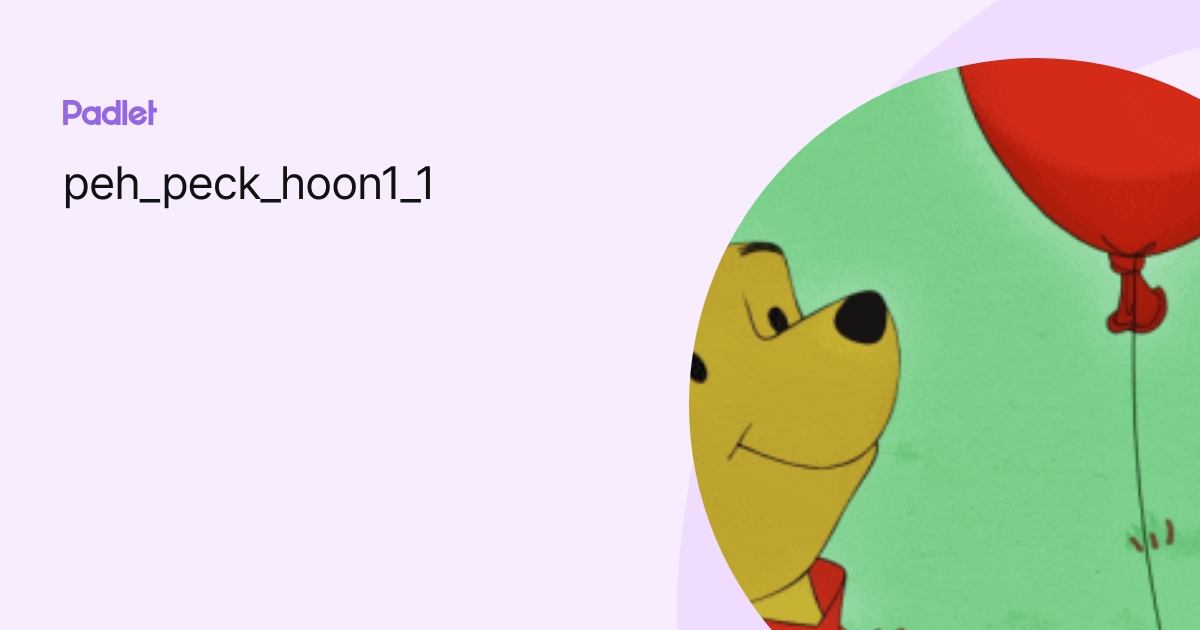 peh_peck_hoon profile | Padlet