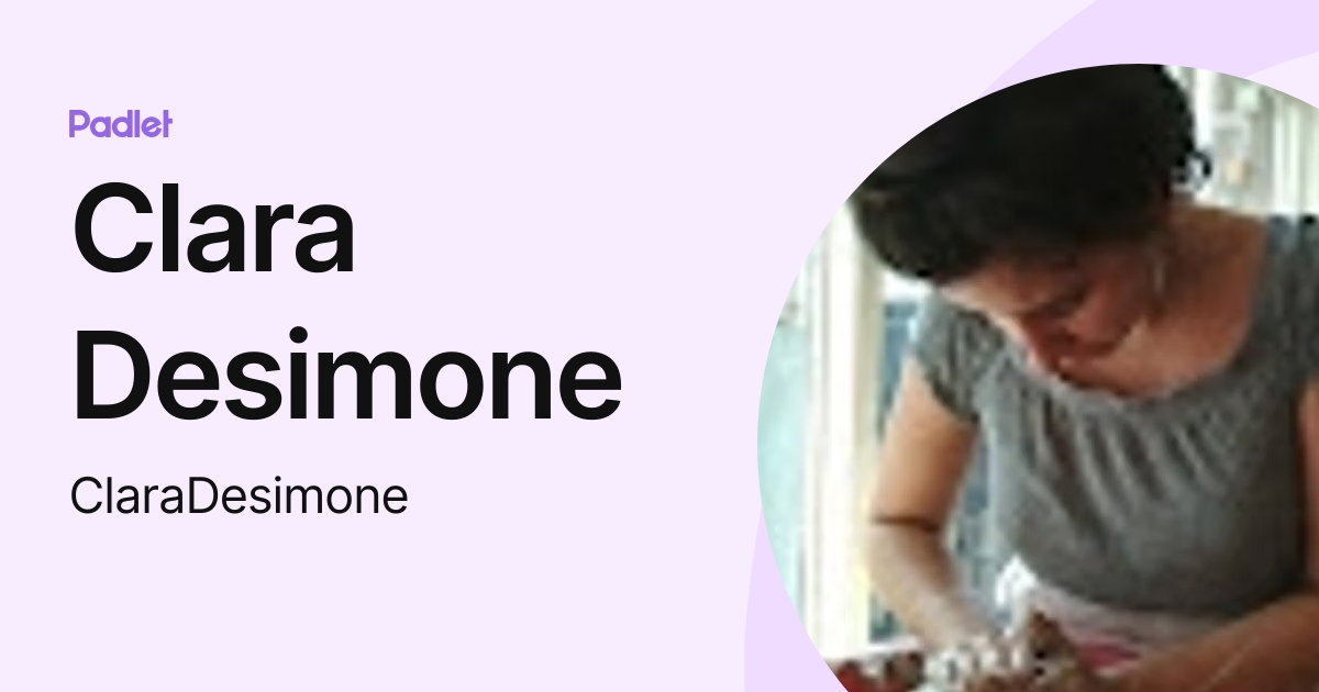 Clara Desimone (ClaraDesimone) profile | Padlet
