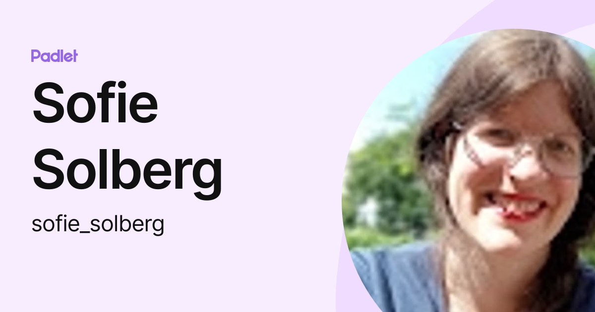 Sofie Solberg (sofie_solberg) profile | Padlet