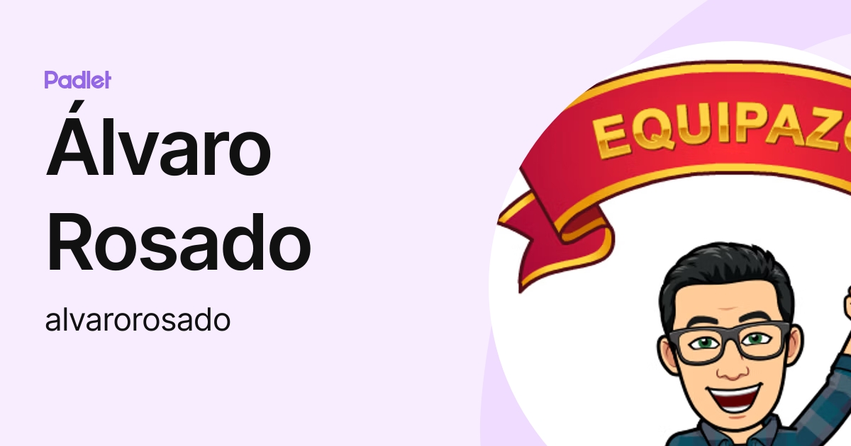 Álvaro Rosado (alvarorosado) profile | Padlet