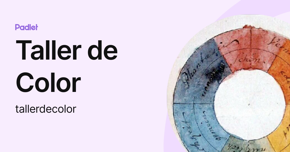 Taller de Color (tallerdecolor) profile | Padlet