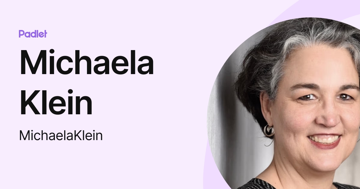 Profil von Michaela Klein (MichaelaKlein) | Padlet