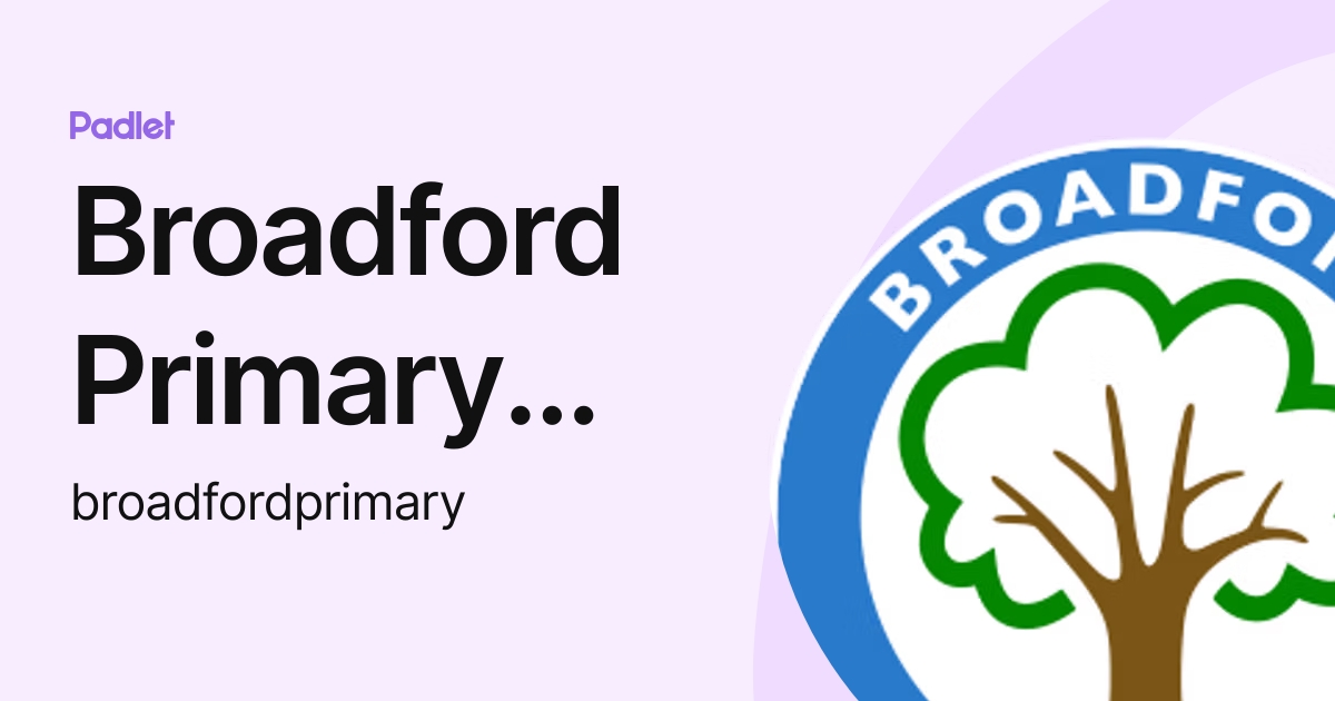 Broadford Primary School (broadfordprimary) profile | Padlet