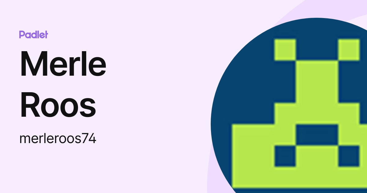 Merle Roos (merleroos74) profile | Padlet