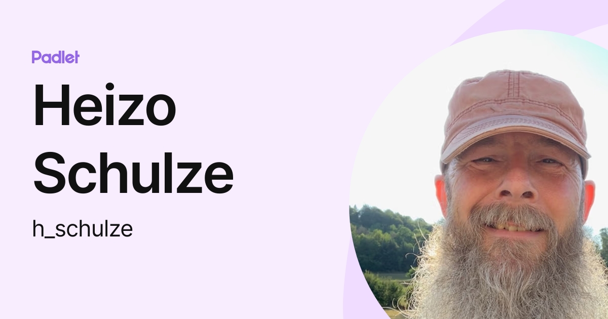 Heizo Schulze (h_schulze) profile | Padlet