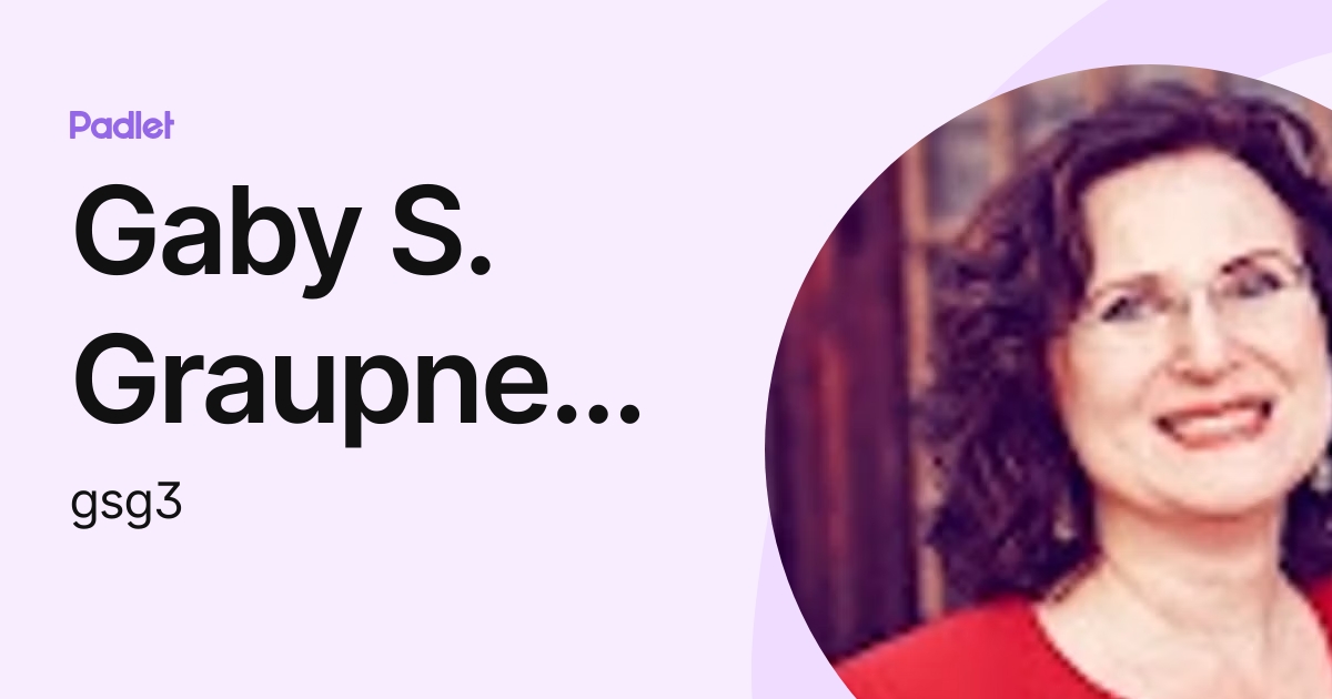 Gaby S. Graupner/DIMAT Services Ltd. (gsg3) profile | Padlet