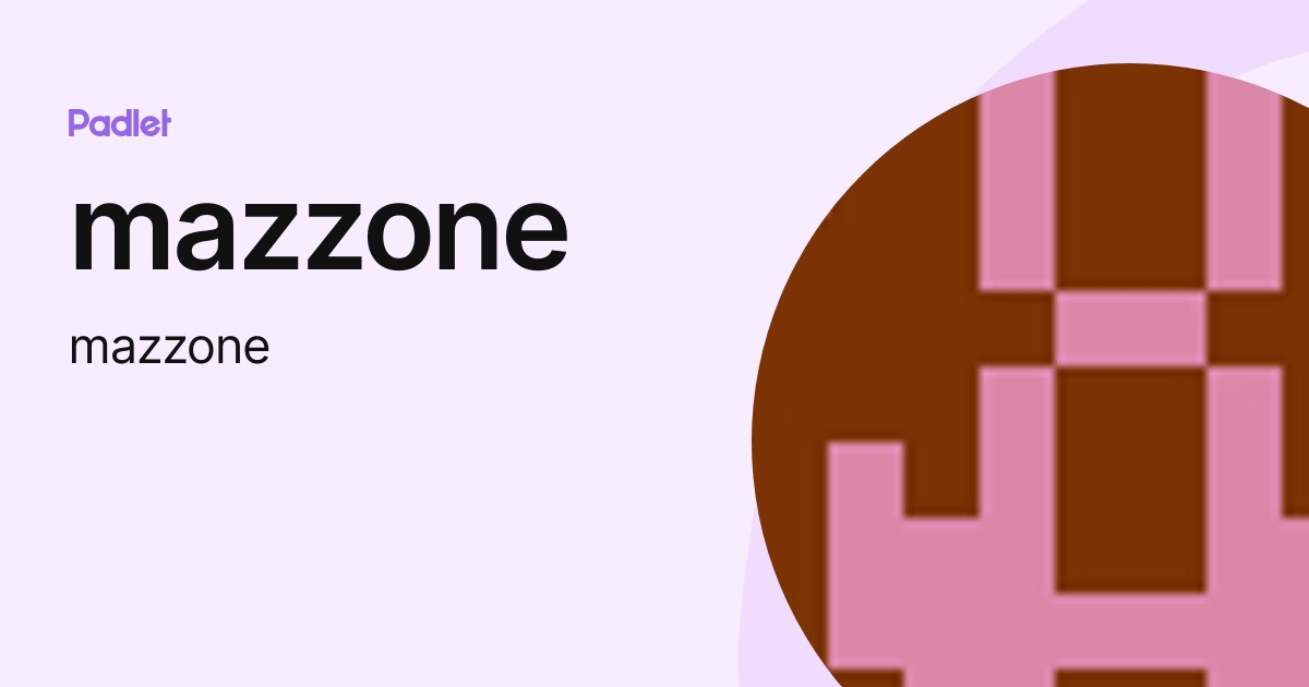 mazzone (mazzone) profile | Padlet