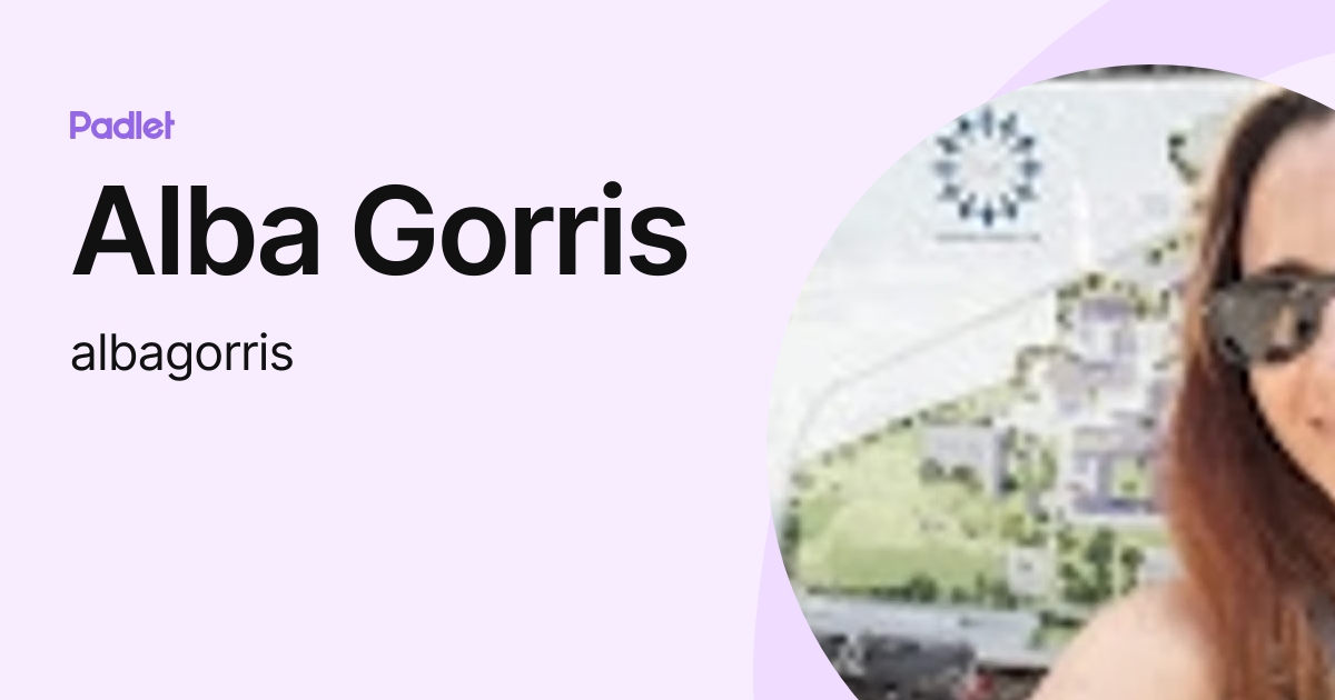 Alba Gorris (albagorris) profile | Padlet