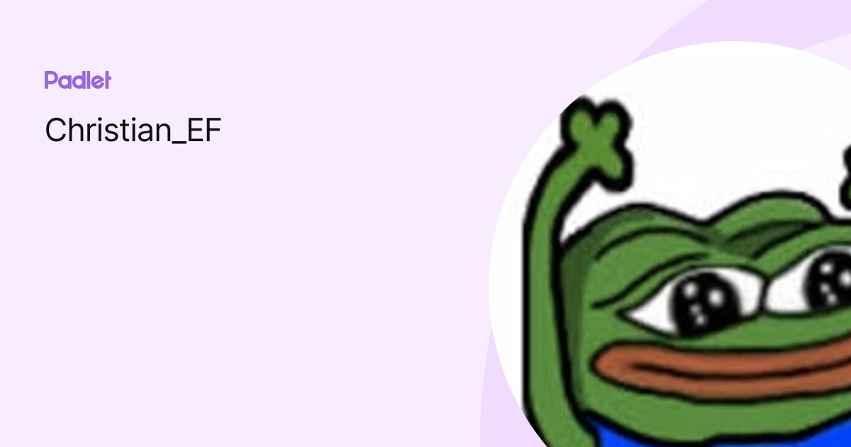 Christian_EF profile | Padlet