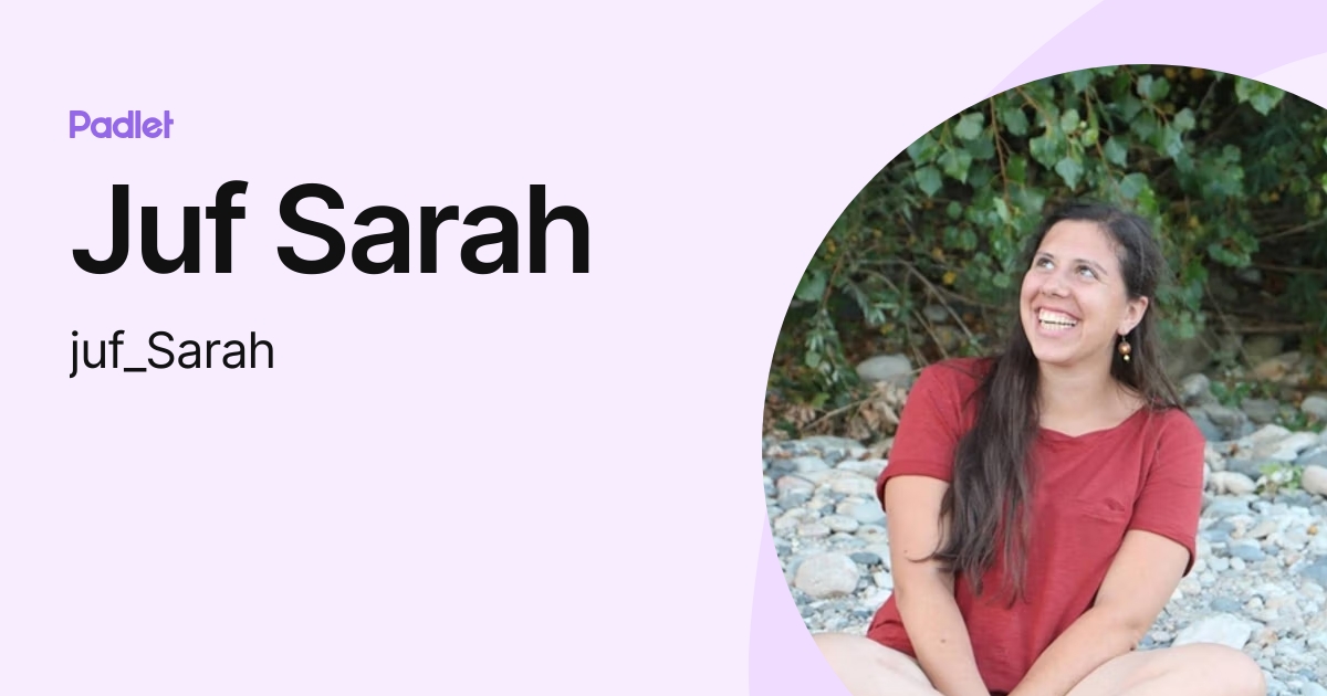 Juf Sarah (juf_Sarah) profile | Padlet