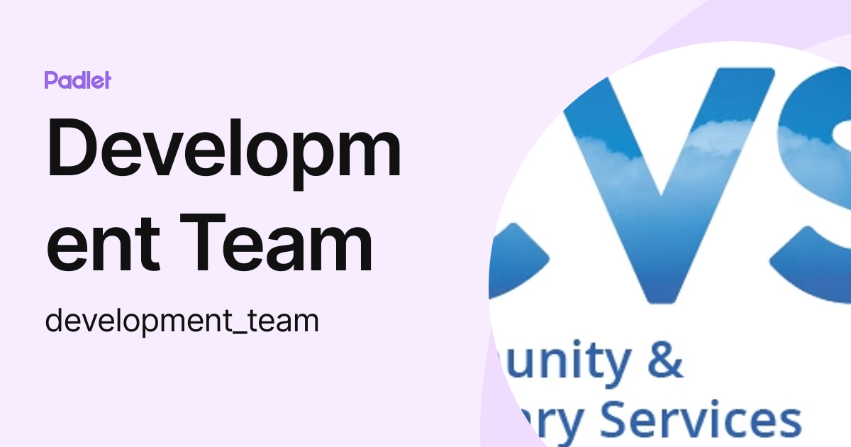 Development Team (development_team) profile | Padlet