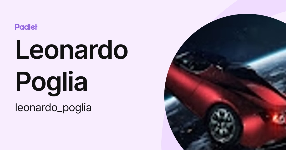 Leonardo Poglia (leonardo_poglia) profile | Padlet