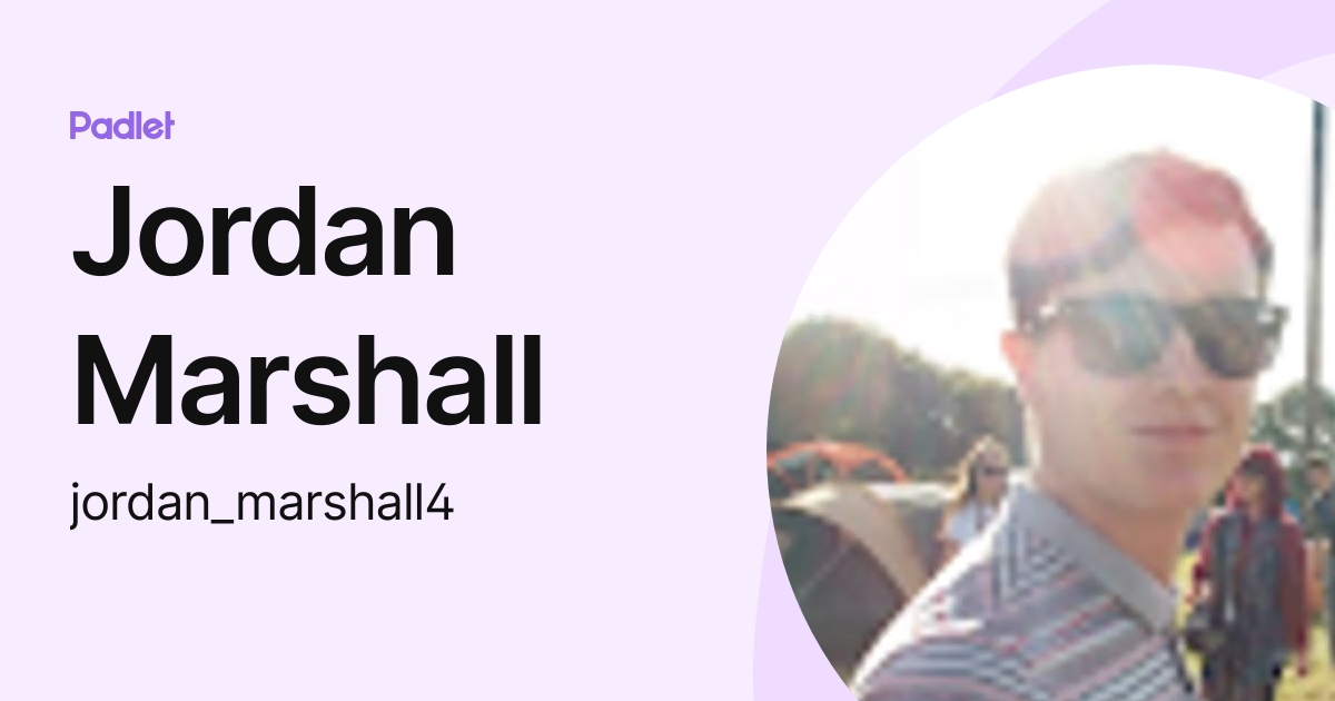 Jordan Marshall (jordan_marshall4) profile | Padlet