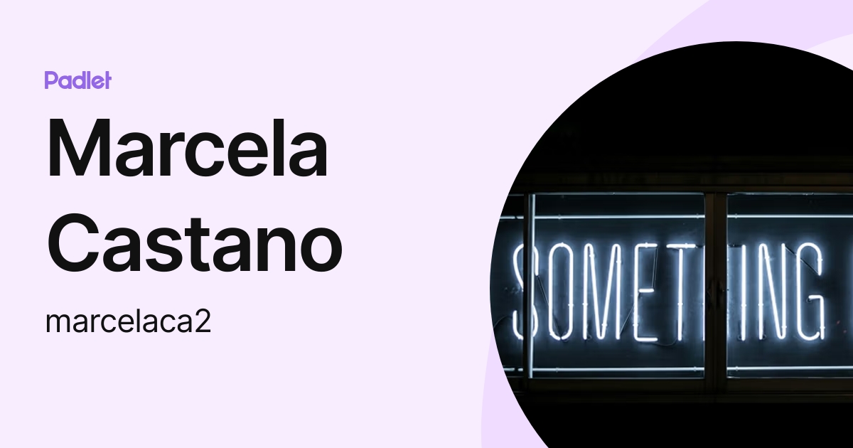 Marcela Castano (marcelaca) profile | Padlet