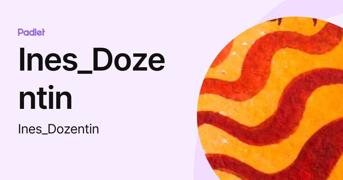 Ines_Dozentin (Ines_Dozentin) profile | Padlet