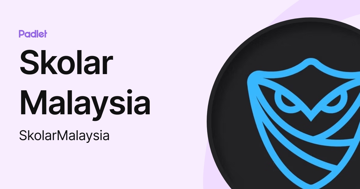 Skolar Malaysia (SkolarMalaysia) profile | Padlet