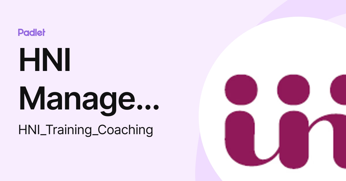 الملف الشخصي لـ HNI Management and Administration Training LLC (HNI ...