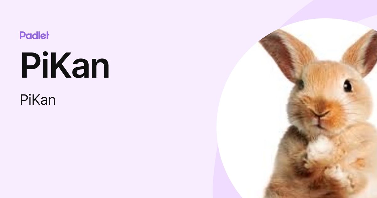 PiKan (PiKan) profile | Padlet