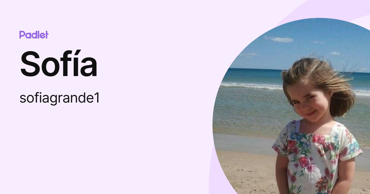 Sofía (sofiagrande1) profile | Padlet