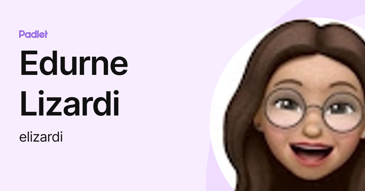 Edurne Lizardi (elizardi) profile | Padlet