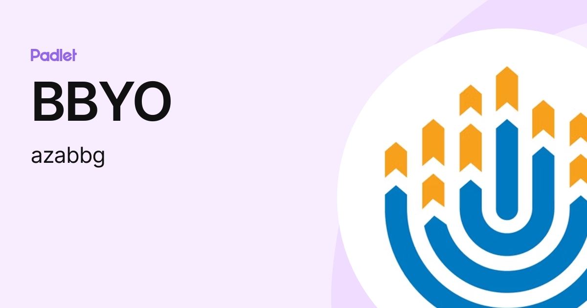BBYO (azabbg) profile | Padlet