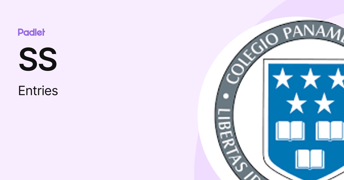 SS (Entries) profile | Padlet